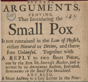 Rev. Cotton Mather and the 18th-Century Battle Over Smallpox Inoculation