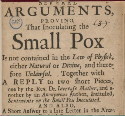 Rev. Cotton Mather and the 18th-Century Battle Over Smallpox ...