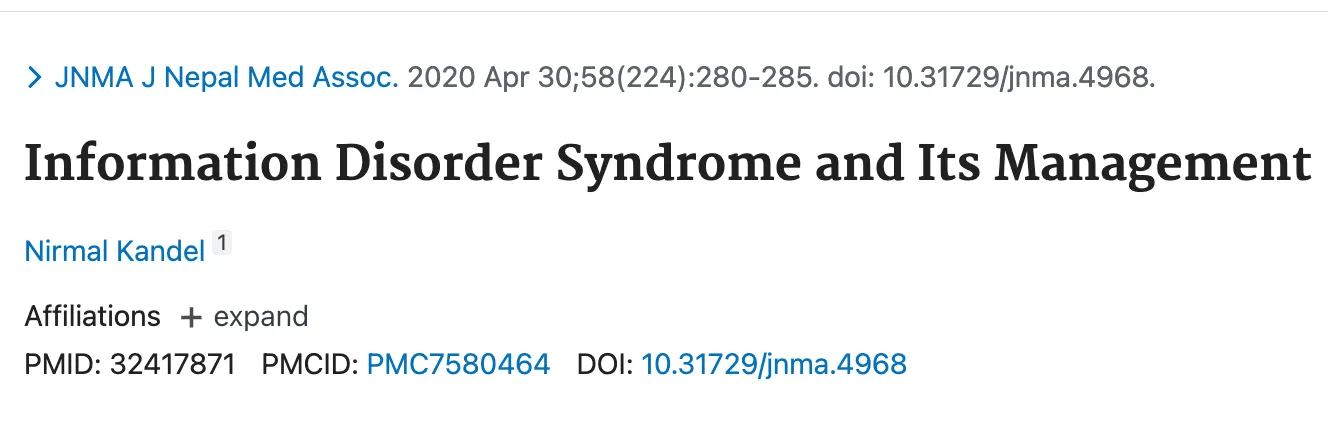 Information Disorder Syndrome ⋆ Brownstone Institute Robert Malone
